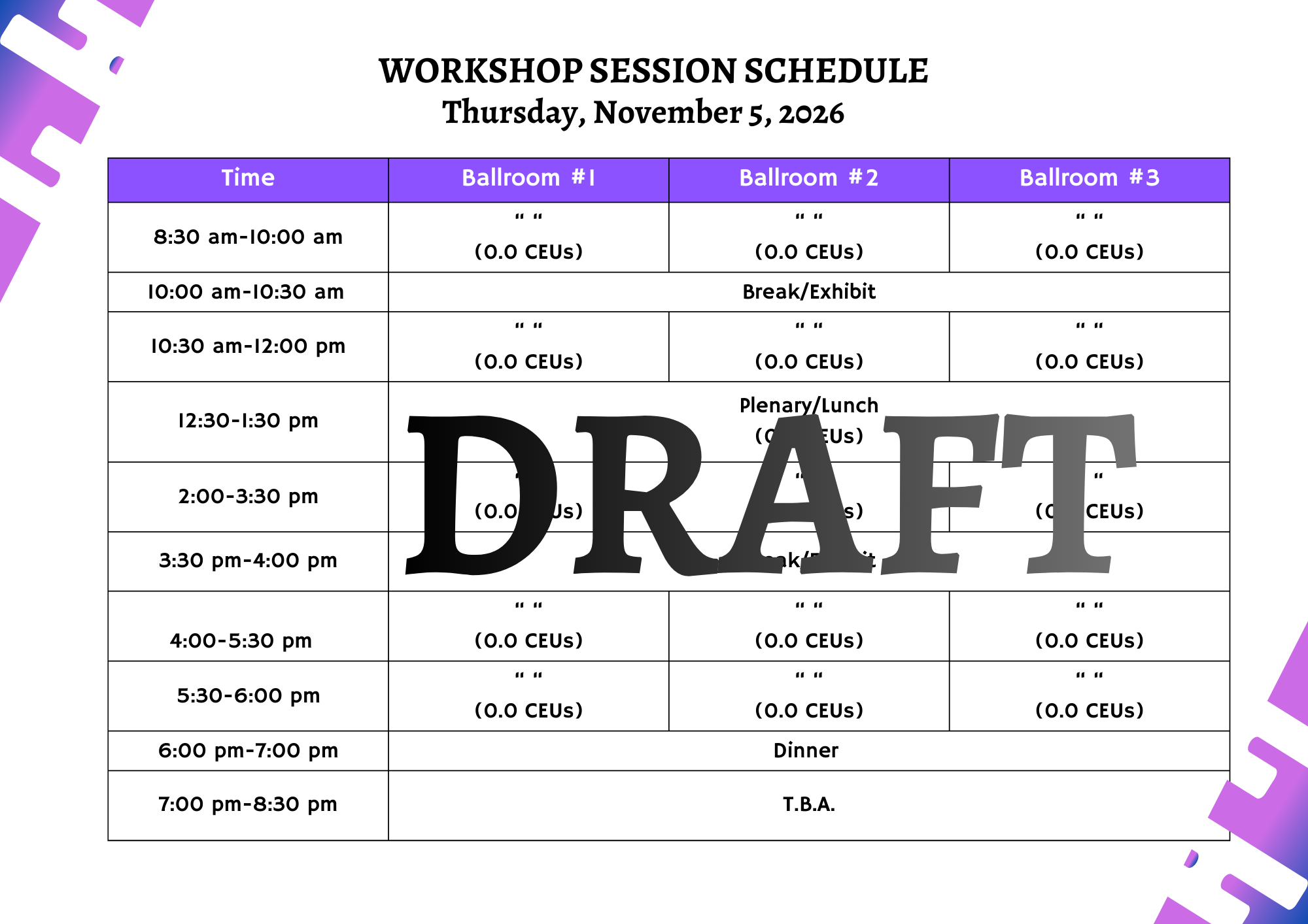 Schedule - CIT Conference 2026